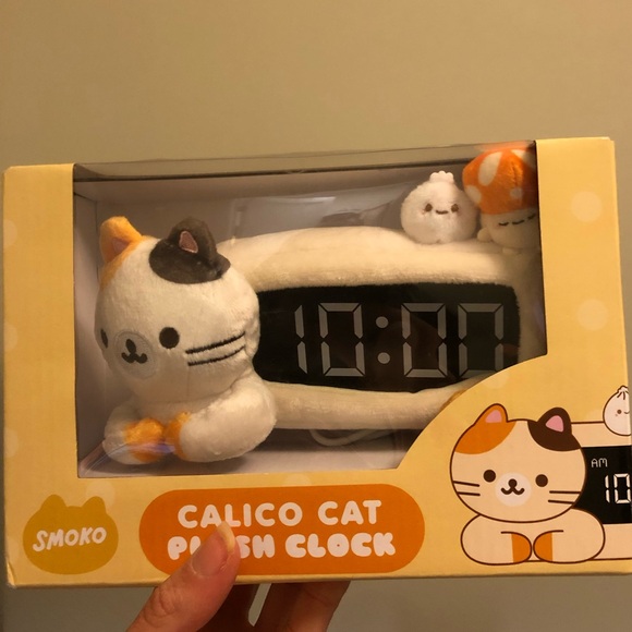Urban Outfitters | Other | Urban Outfitters Smoko Cat Plushie Clock ...